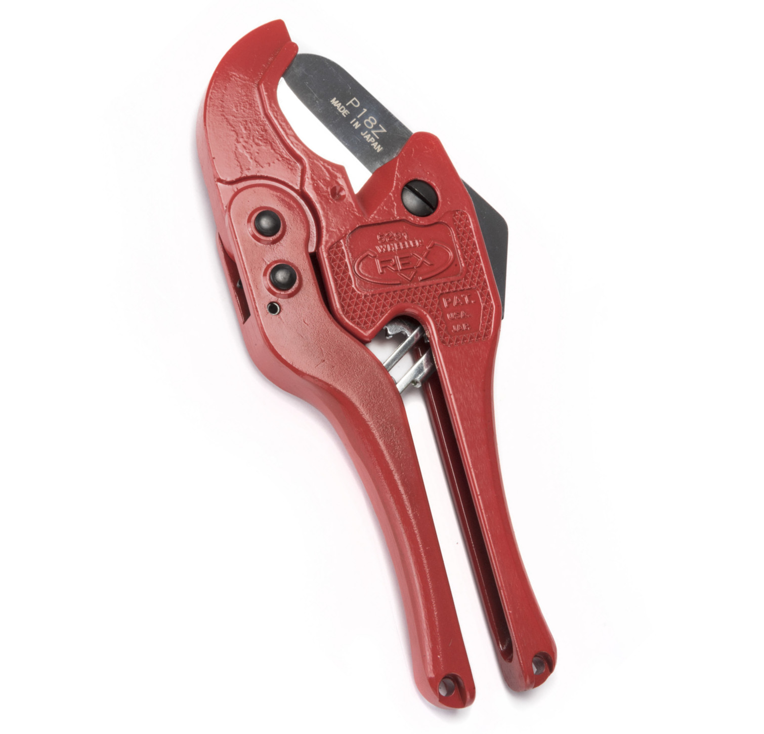 The hardest working ratchet action plastic pipe snippers | Wheeler-Rex